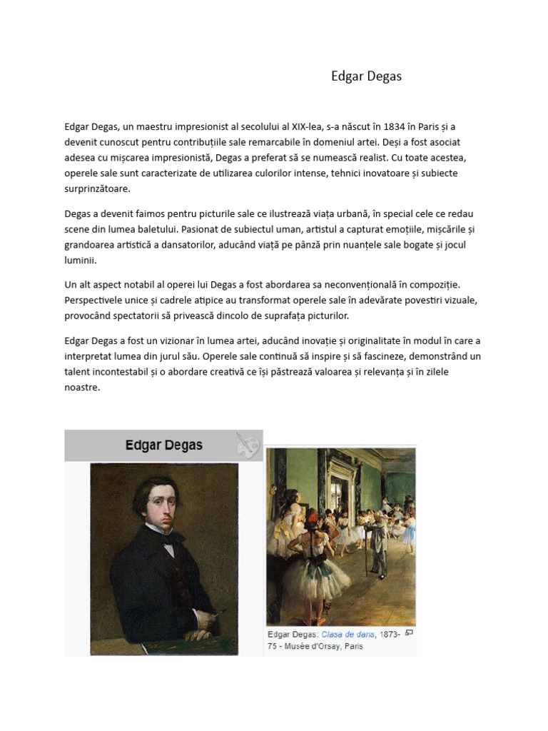 edgar degas | PDF
