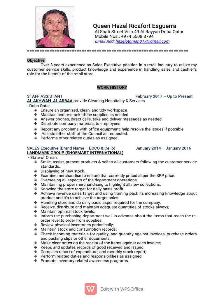 Queen Hazel R. Esguerra | PDF | Receipt | Sales