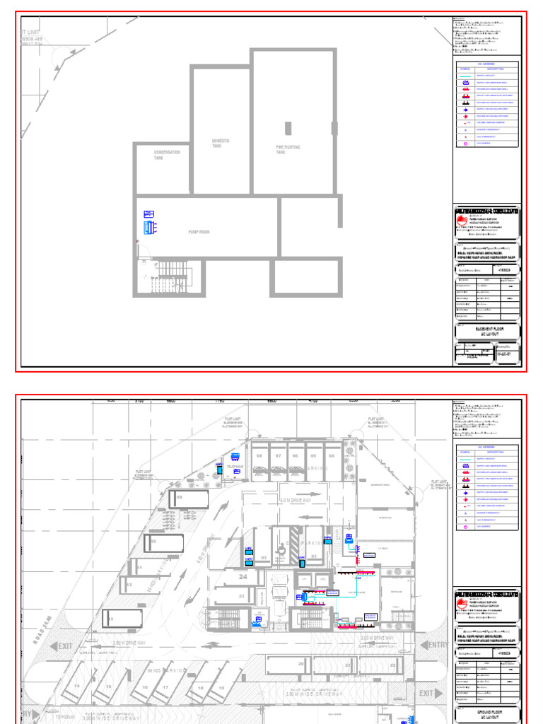 G+6 AC Layout | PDF | Building Engineering | Design
