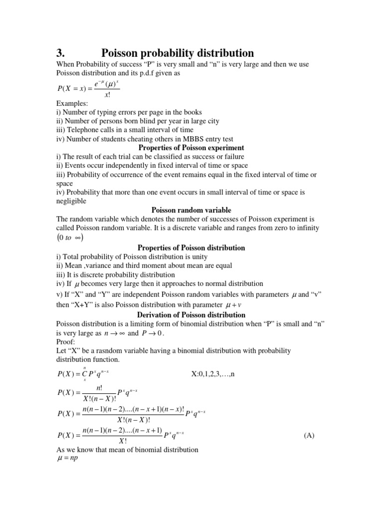 Poisson Distribution 2 | PDF | Poisson Distribution | Teaching Mathematics