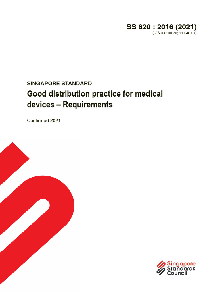 SS 620-2016 (2021) Preview | PDF | Medical Device | Quality Management