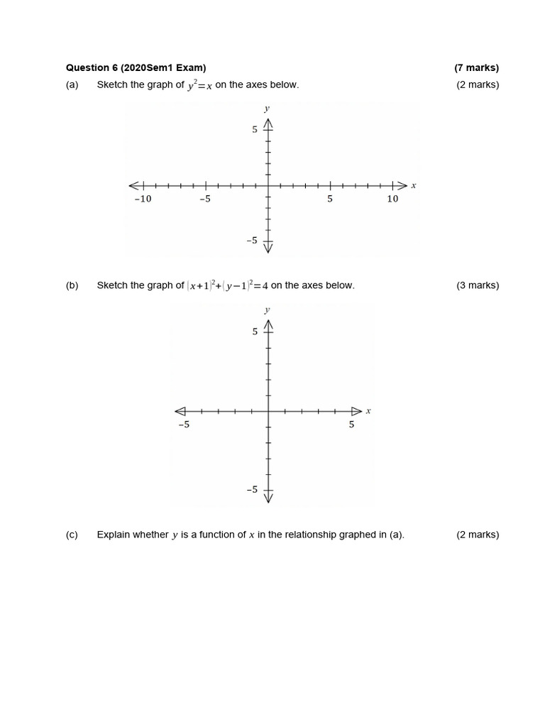 Circles And Relations Exam Style Questions Pdf Circle Cartesian