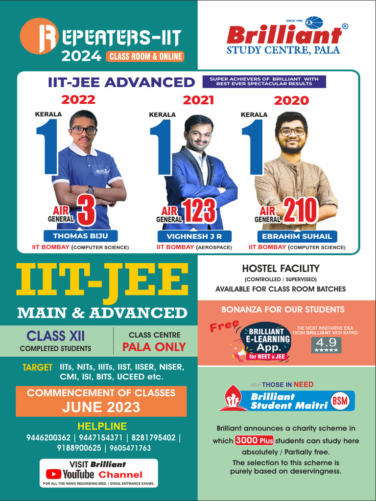 JEE Advanced 2024 Repeaters Course Guide | PDF | Payments