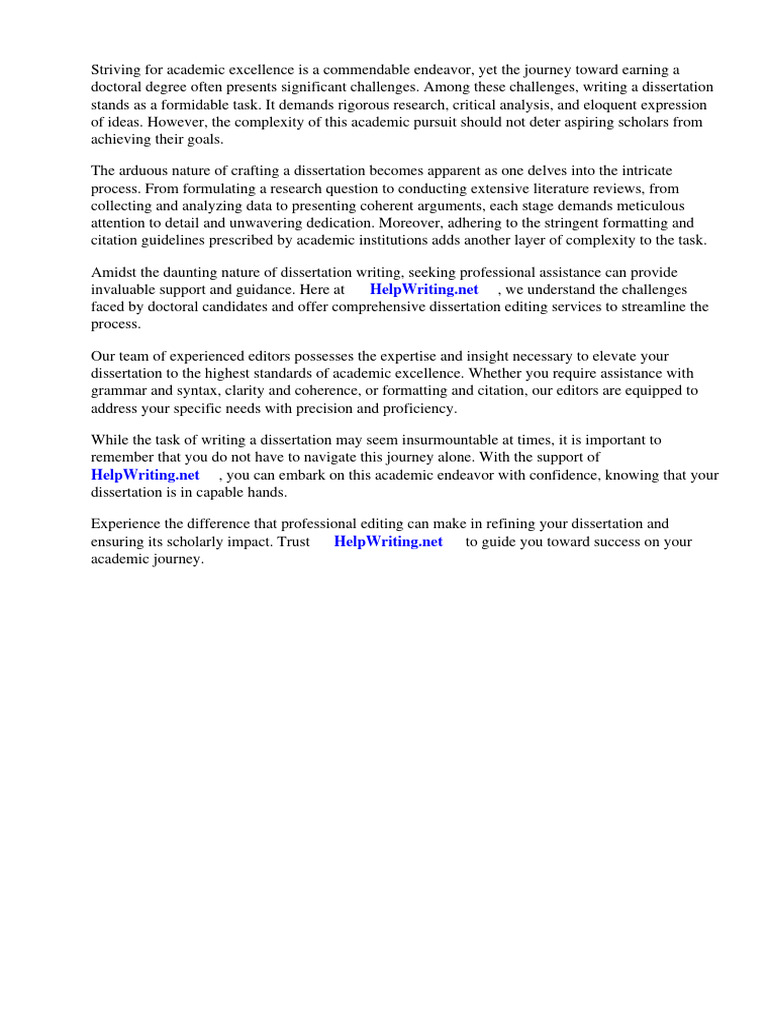 Dissertation Editing Prices | PDF | Thesis | Editing