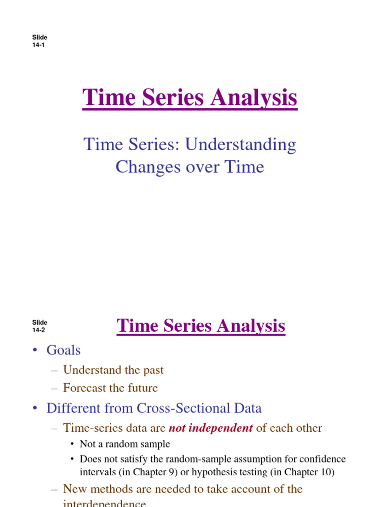 Time Series Analysis | PDF