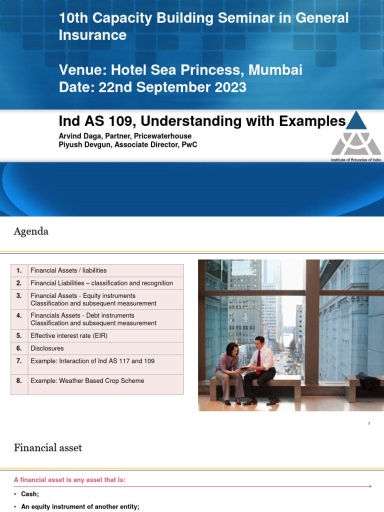 Ind AS 109 | PDF | Equity (Finance) | Fair Value