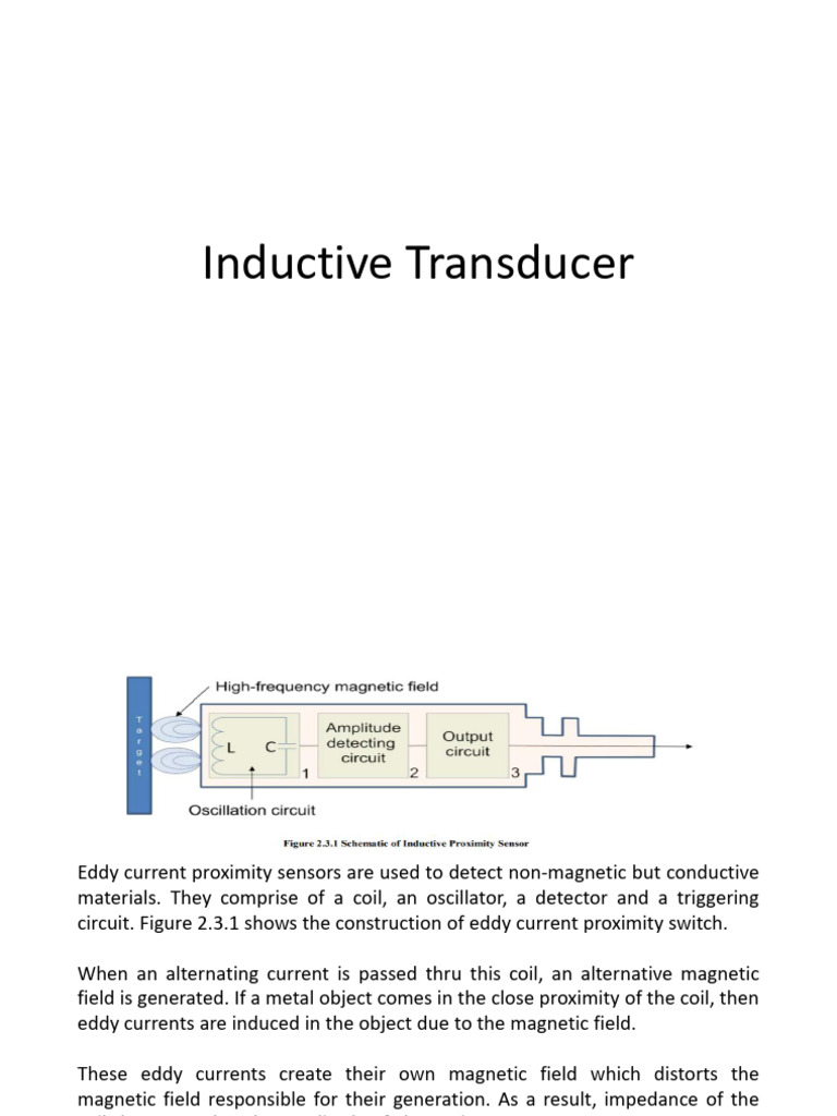 Inductive Transducer | PDF | Inductor | Inductance