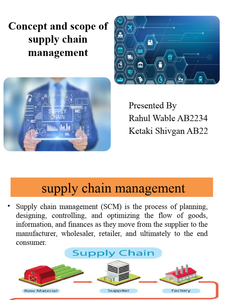 Concept and Scope of Supply Chain Management | PDF