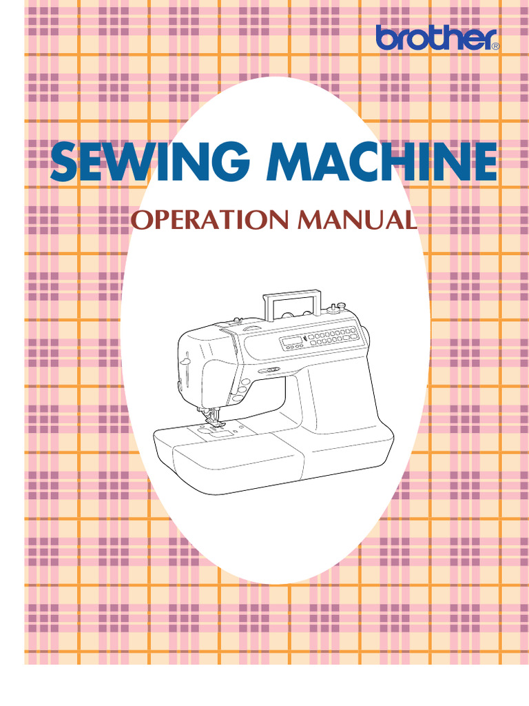 Brother PC 3000 Sewing Machine Instruction Manual | PDF | Sewing ...