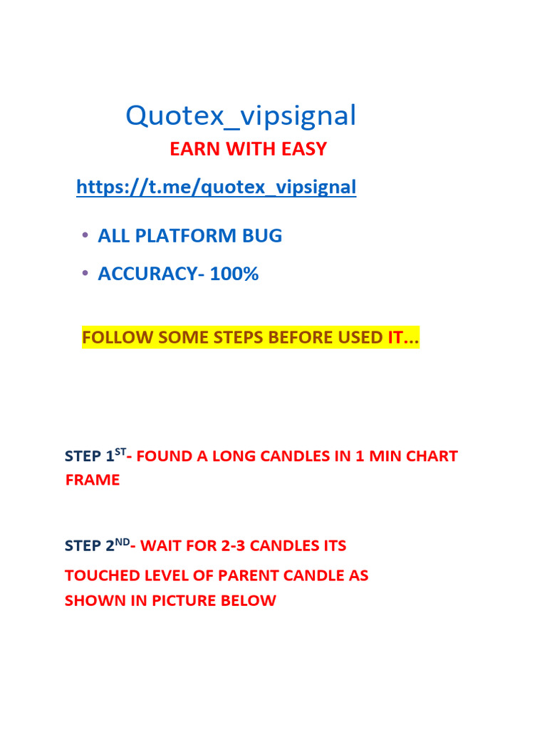 Quotex Bug win | PDF