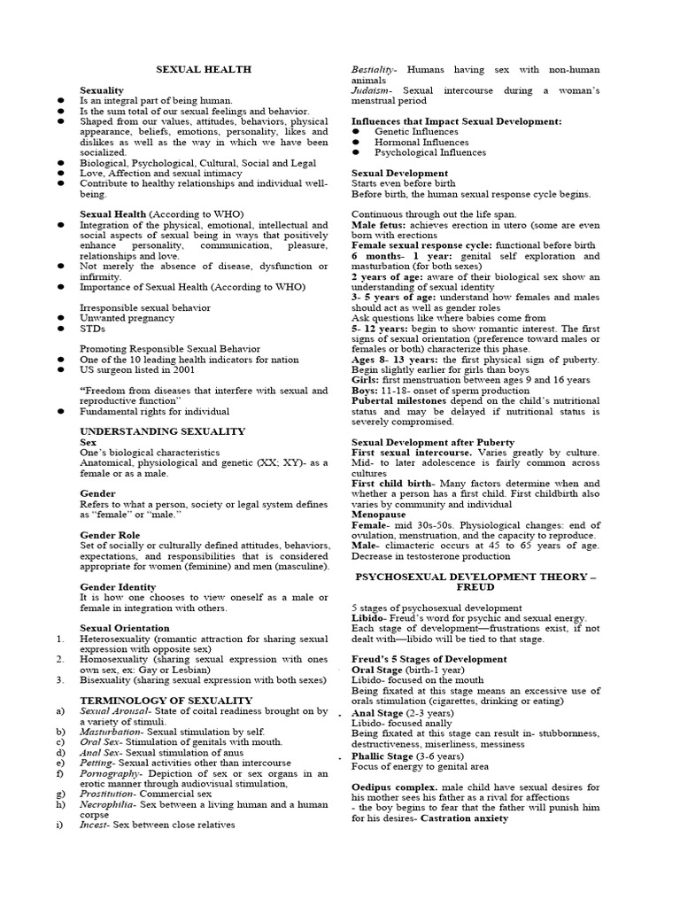 Final Exam Reviewer Gensoc | PDF | Sexually Transmitted Infection | Human Sexual Activity