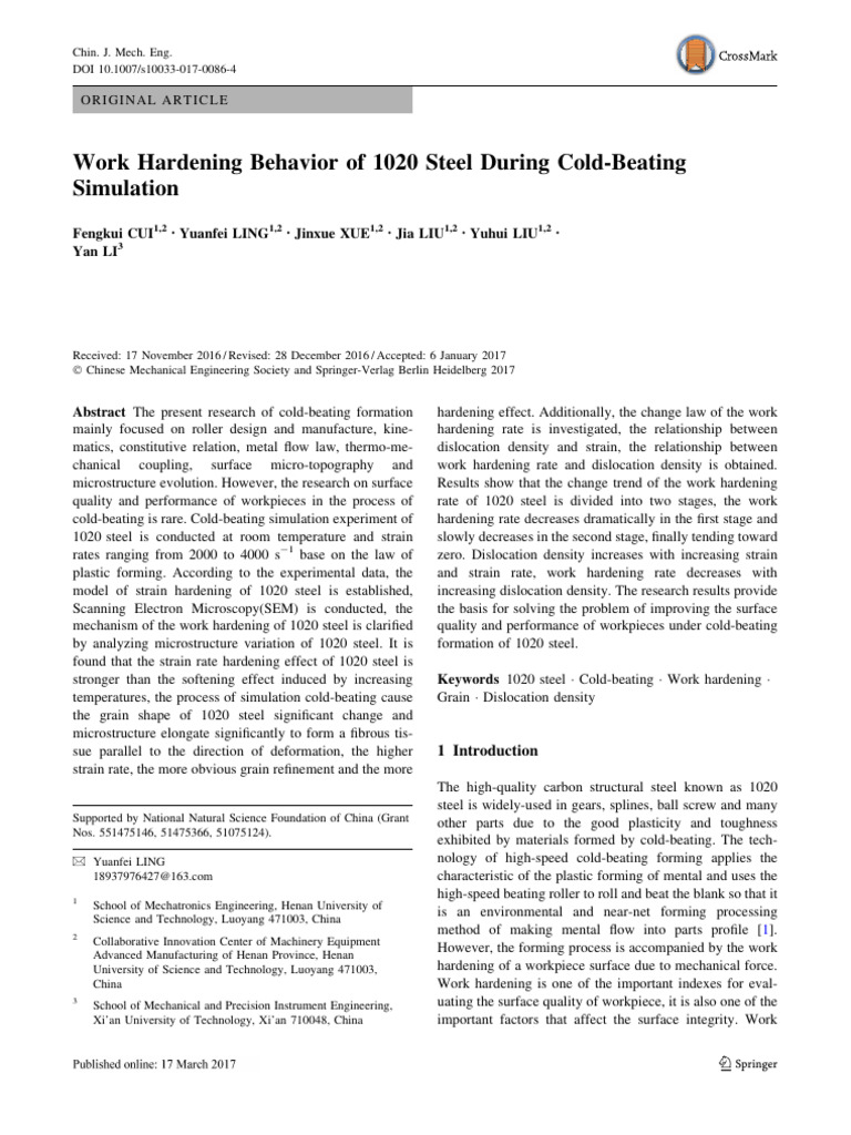 Work Behavior | PDF | Plasticity (Physics) | Deformation (Engineering)