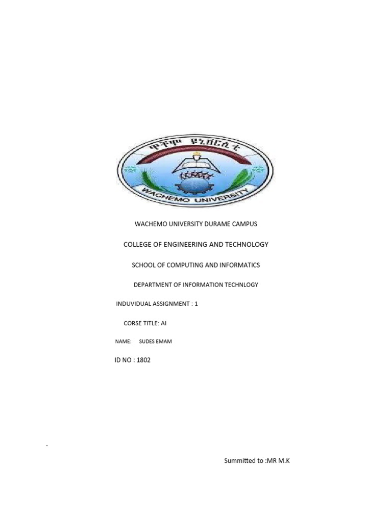Sudeys AI Individual Assignment | PDF | Bayesian Network | Machine Learning Sudeys AI Individual Assignment | PDF | Bayesian Network | Machine Learning
