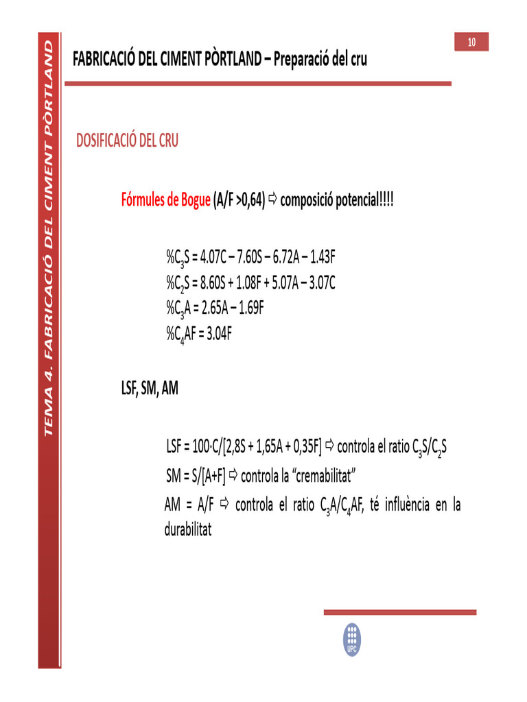 Moduls Fabricació de Ciment | PDF