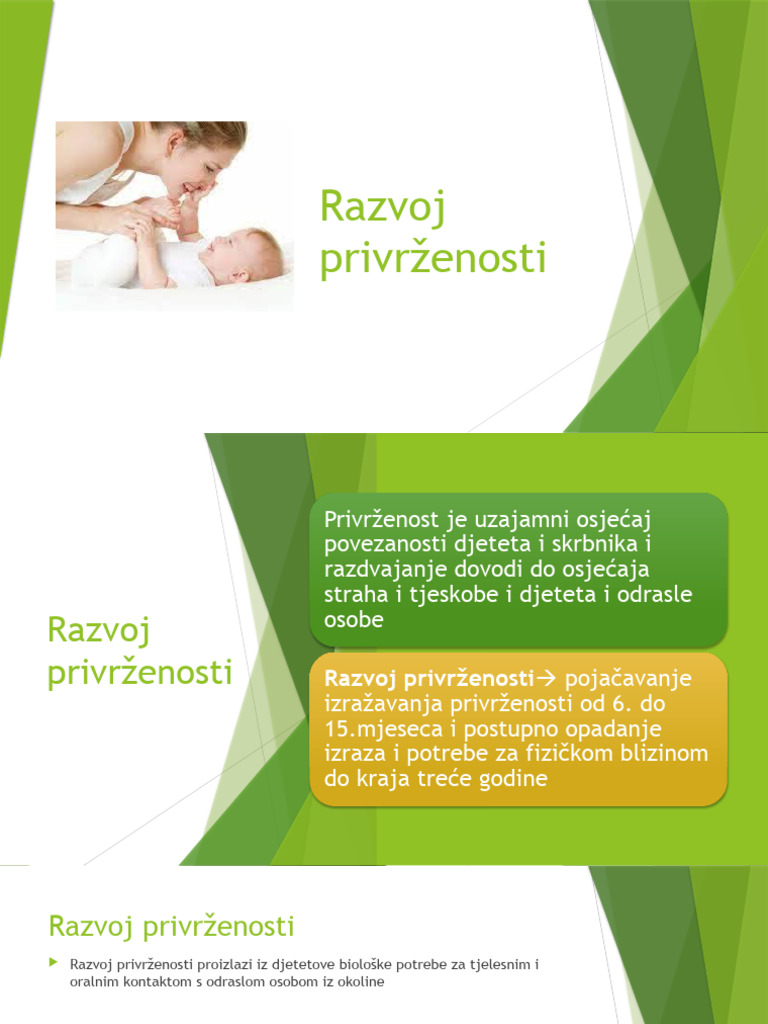 12. Razvoj privrženosti | PDF