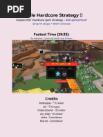 The EASIEST and MOST RELIABLE Way To Win SOLO HARDCORE - TDS Document | PDF