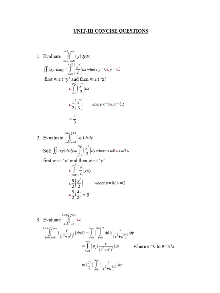 Unit-III-Concise Format | PDF | Coordinate System | Differential Geometry