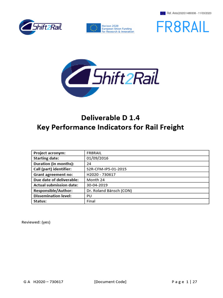 Fr8 Wp1 D Trv 006 02 Specifications Propulsion 2 Pdf Train
