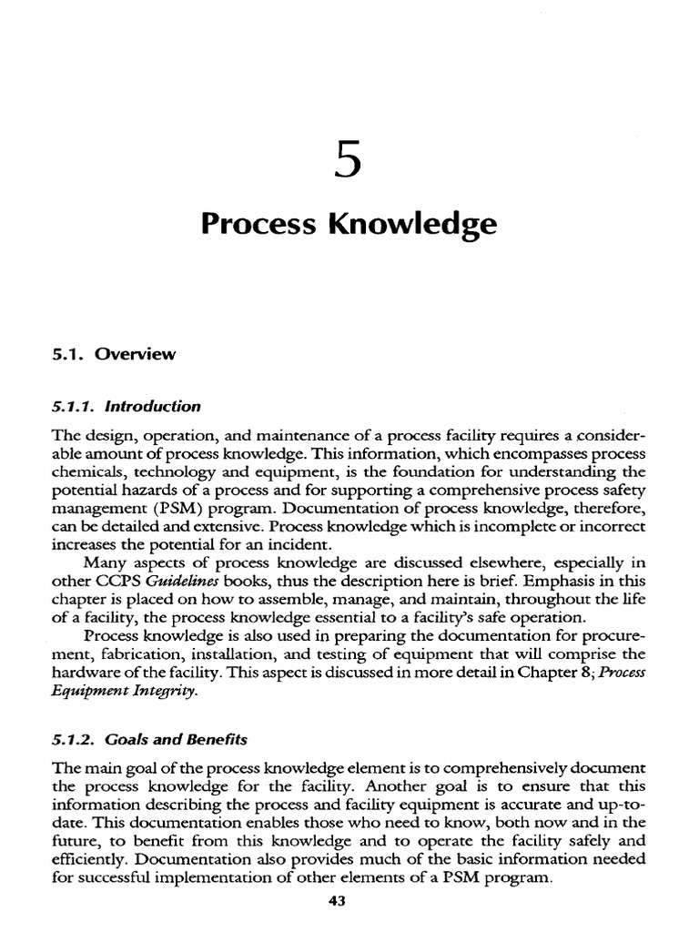 Process Knowledge | PDF | Dangerous Goods | Firefighting
