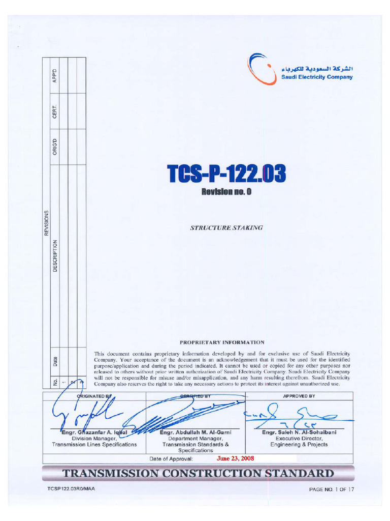 Tcsp12203r0-Structure Staking | PDF | Surveying | Metrology