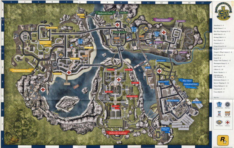 Bully (USA) - Map | PDF