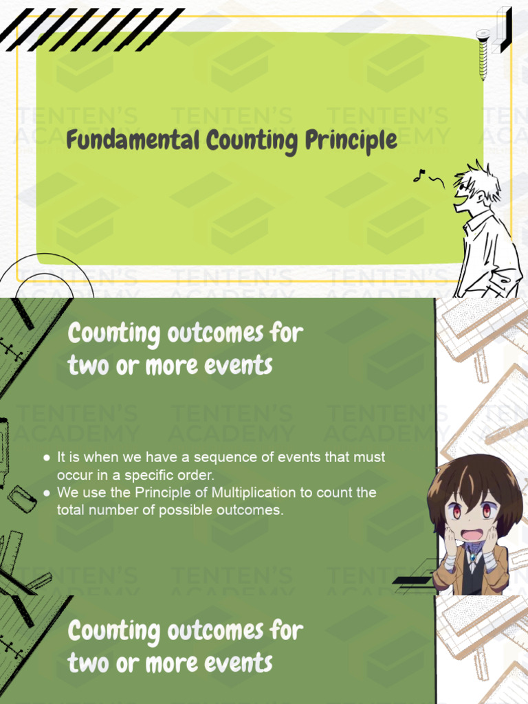 1 Fundamental Counting Principle | PDF | Permutation | Discrete Mathematics