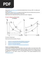 Diesel Cycle: P-V and T-S Diagrams | PDF | Heat | Building Engineering