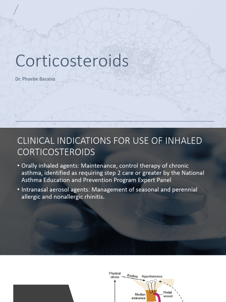 Corticosteroids | PDF | Inflammation | Glucocorticoid