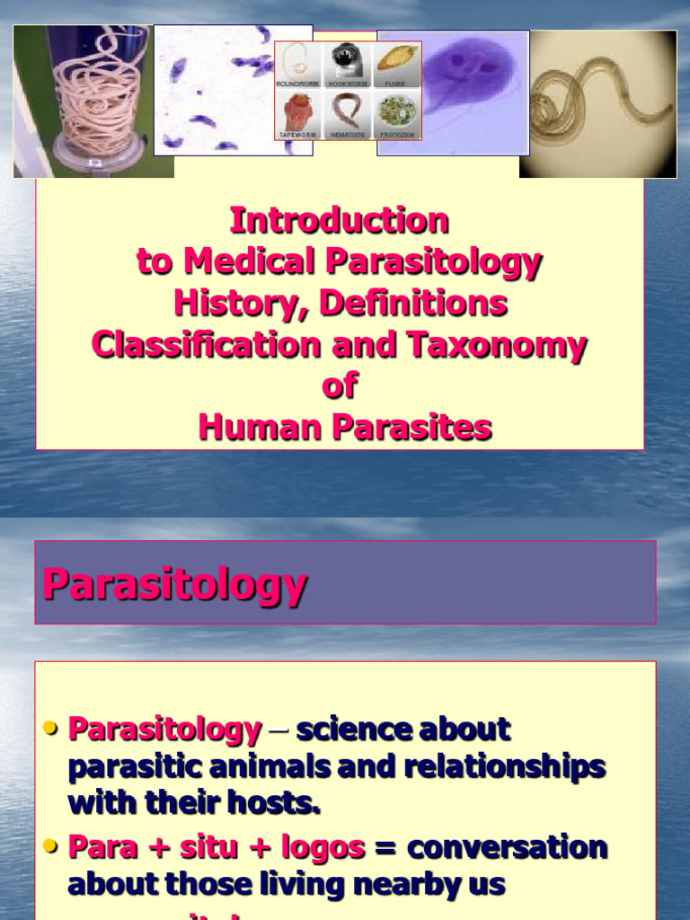 Introduction To Parasitology | PDF | Parasitism | Symbiosis