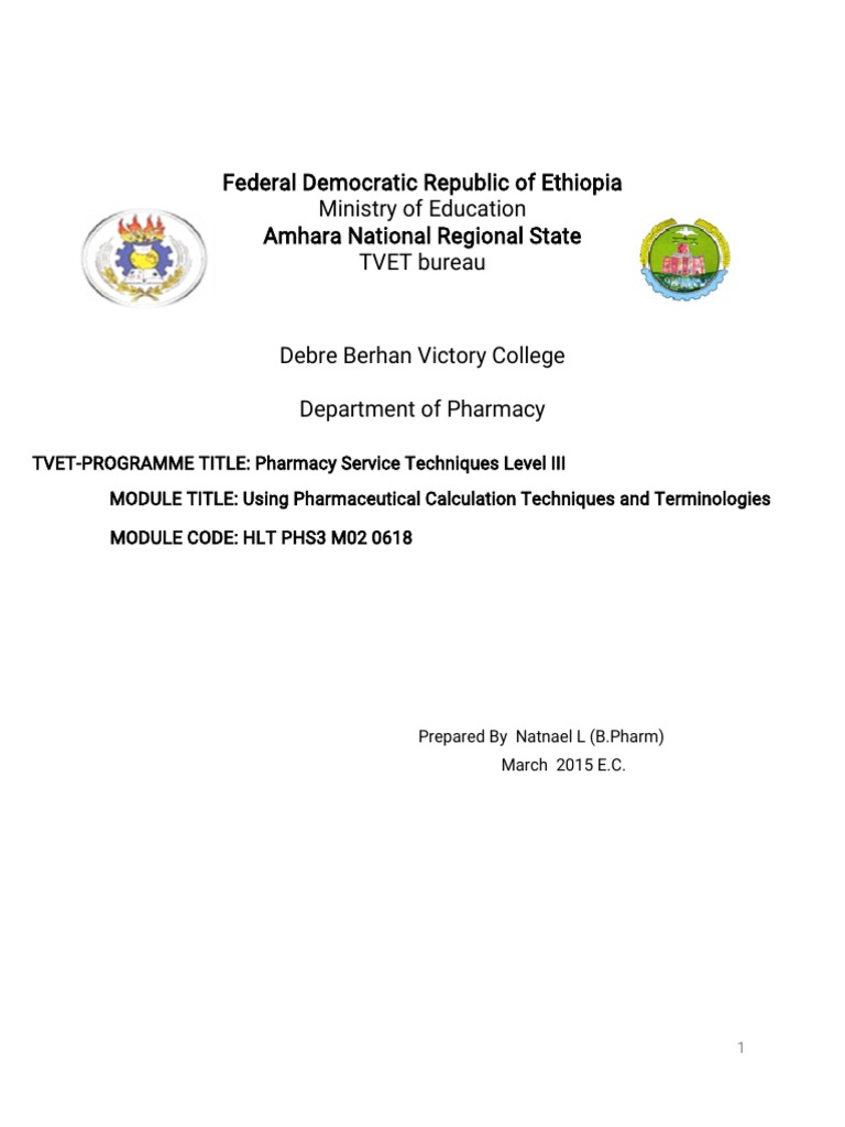 Ph'Cal Calculation Note New | PDF