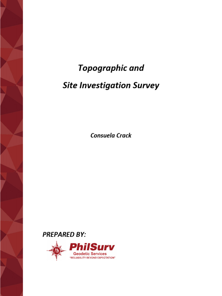 Survey Methodology Topographic Survey | PDF | Surveying | Topography