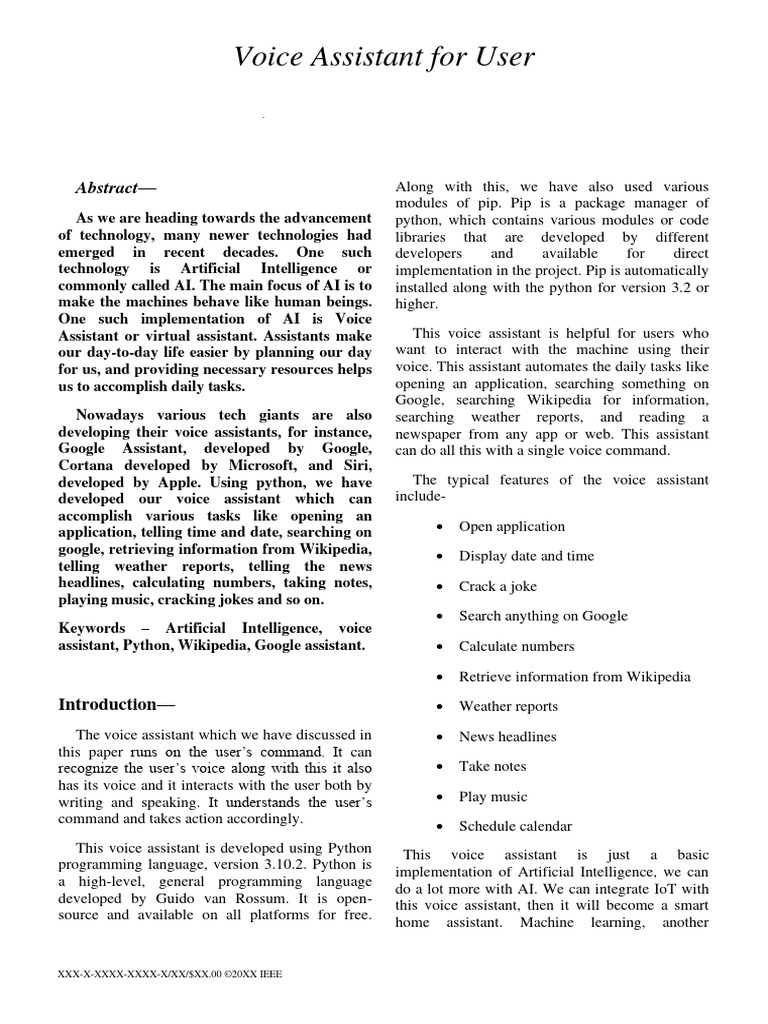 Python Voice Assistant Development | PDF | Json | World Wide Web