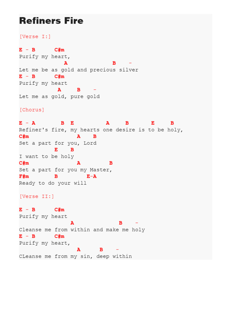 Refiner's Fire | PDF