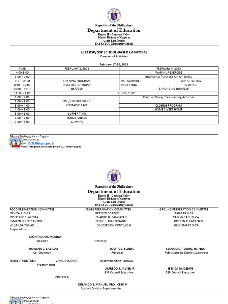 BSP-2023-matrix | PDF