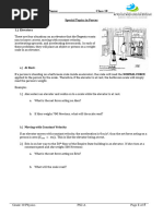 Elevator Physics Problems and Solutions | PDF