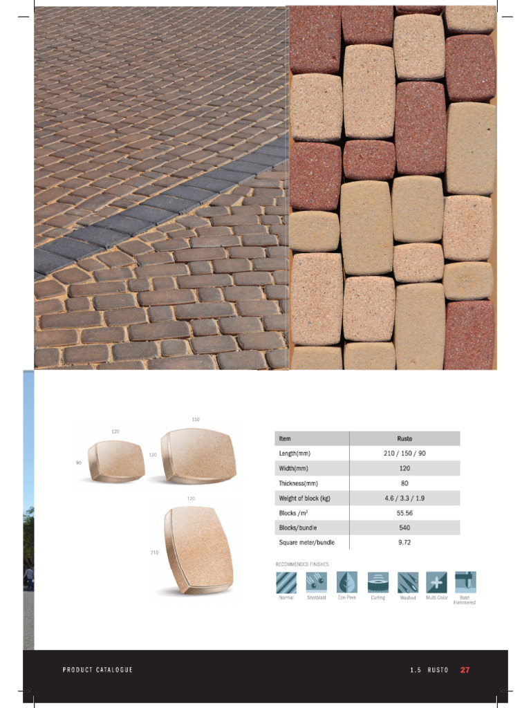 Inter Lock Sizes | PDF