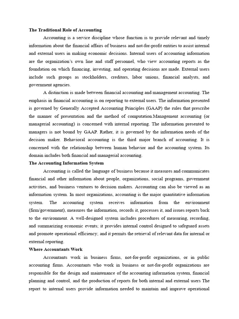 Understanding Behavioral Accounting | PDF | Financial Audit | Accounting