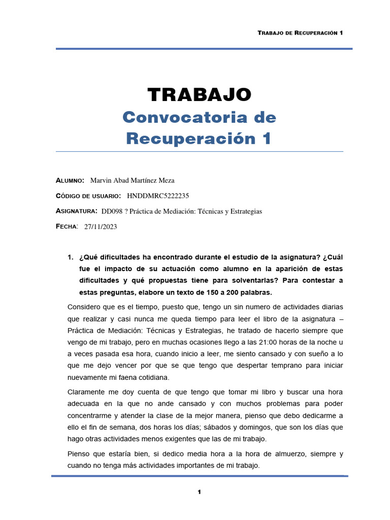 TRAB Rec01 Plantilla Esp - v0r0 | PDF