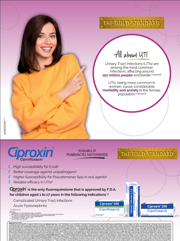 Ciproxin Drop Card (5) - 1 | PDF