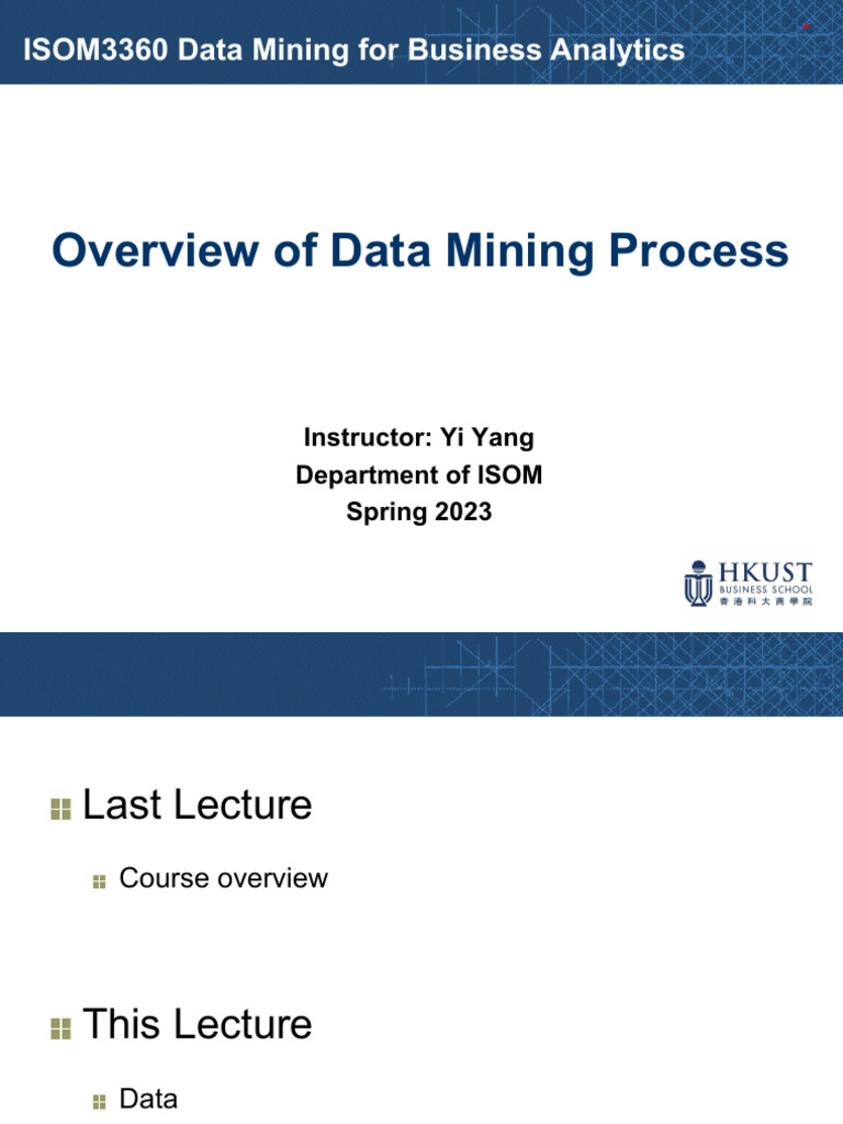 2-Overview of Data Mining | PDF | Analytics | Data Mining