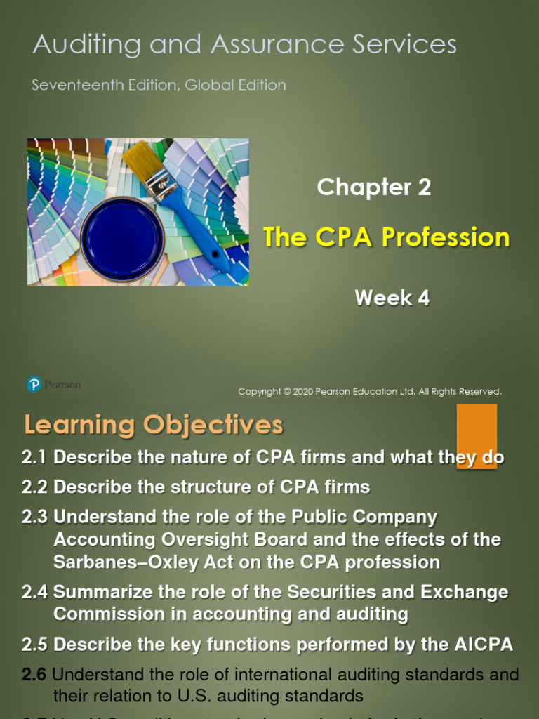 ACC231-PPT-CH2-modified-week 4 | PDF | Certified Public Accountant | Financial Audit