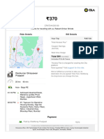 Ola Bill | PDF | Invoice | Payments