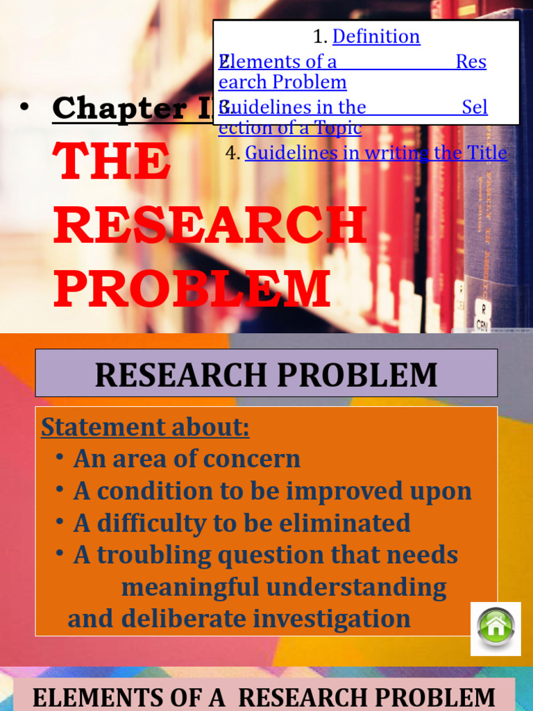 2 - MoR - CHP 2 PPT Lec The Research Problem | PDF | Hypothesis | Null ...
