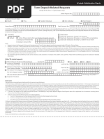 Axis Bank Account Closure Form | PDF | Banking Technology | Banking