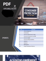 Consumer Awareness Project Class10 | PDF | Consumer Protection