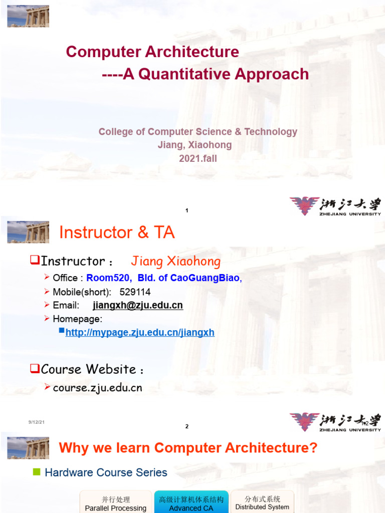 2021arch 1 Intro | Download Free PDF | Parallel Computing | Central Processing Unit