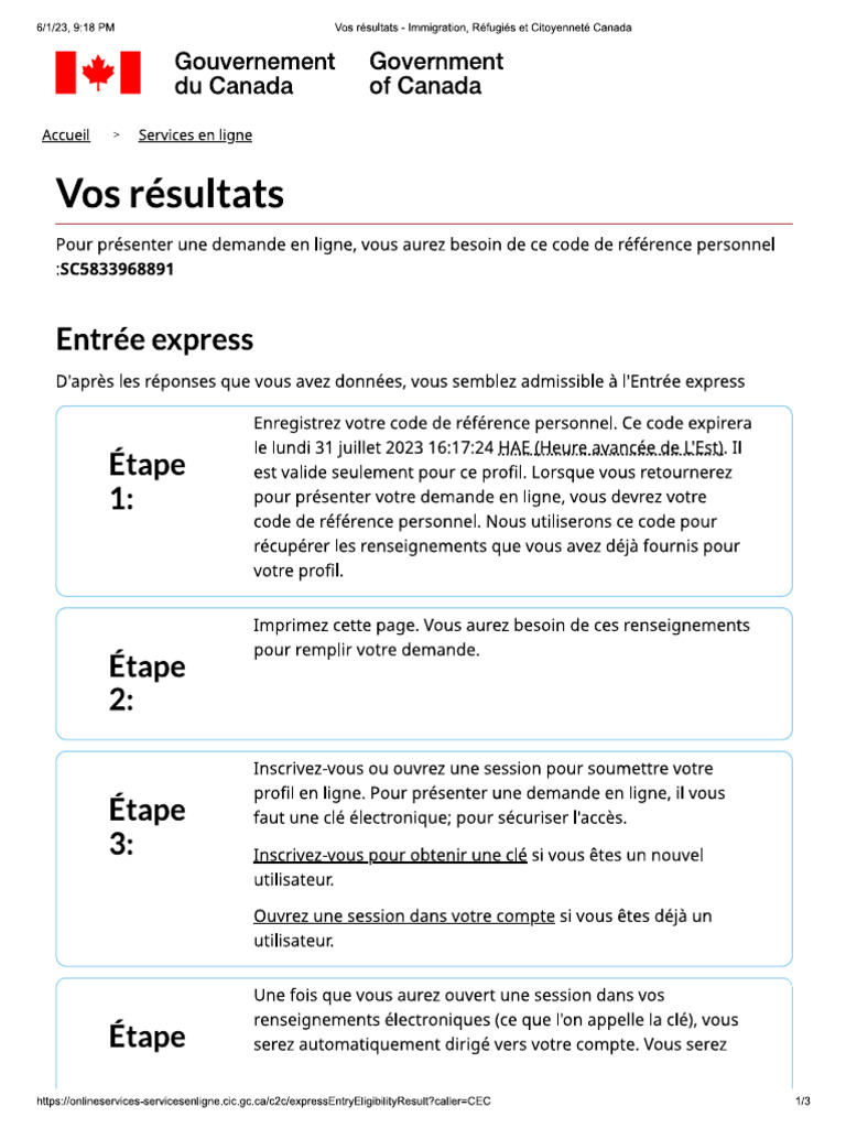 Etapes Entree Express | PDF