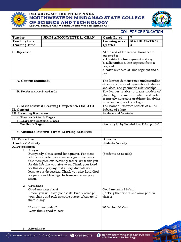 Line Segment | PDF | Shape | Learning