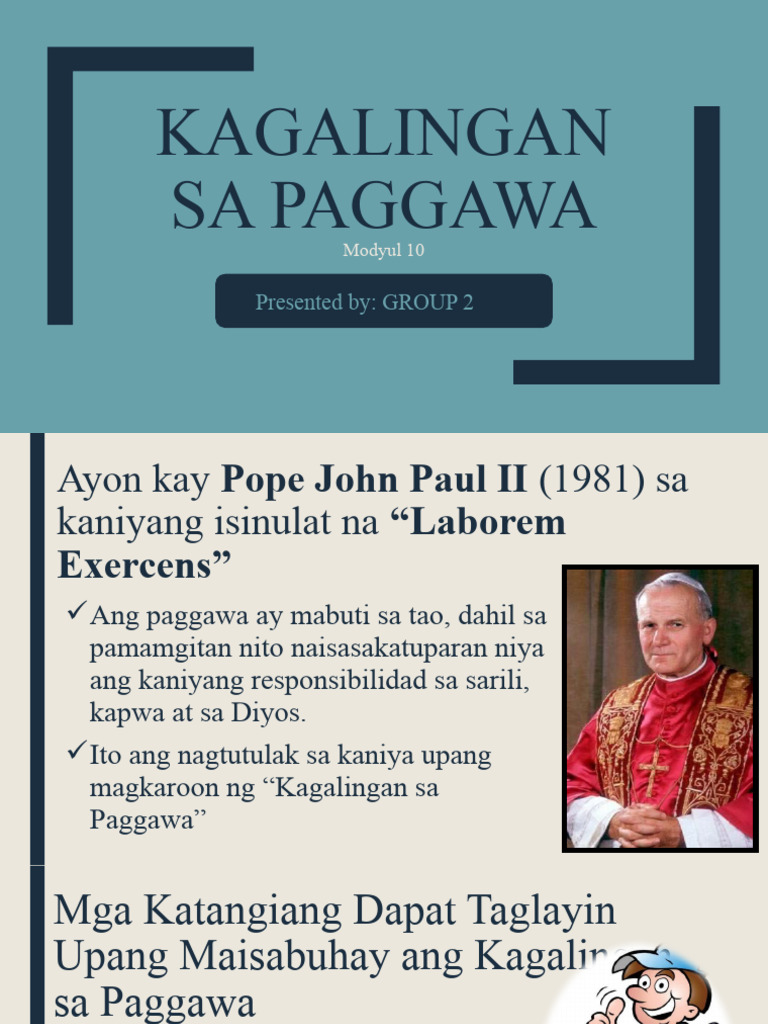 Modyul 10 Kagalingan Sa Paggawa - Pptx.ralph - Flores | PDF