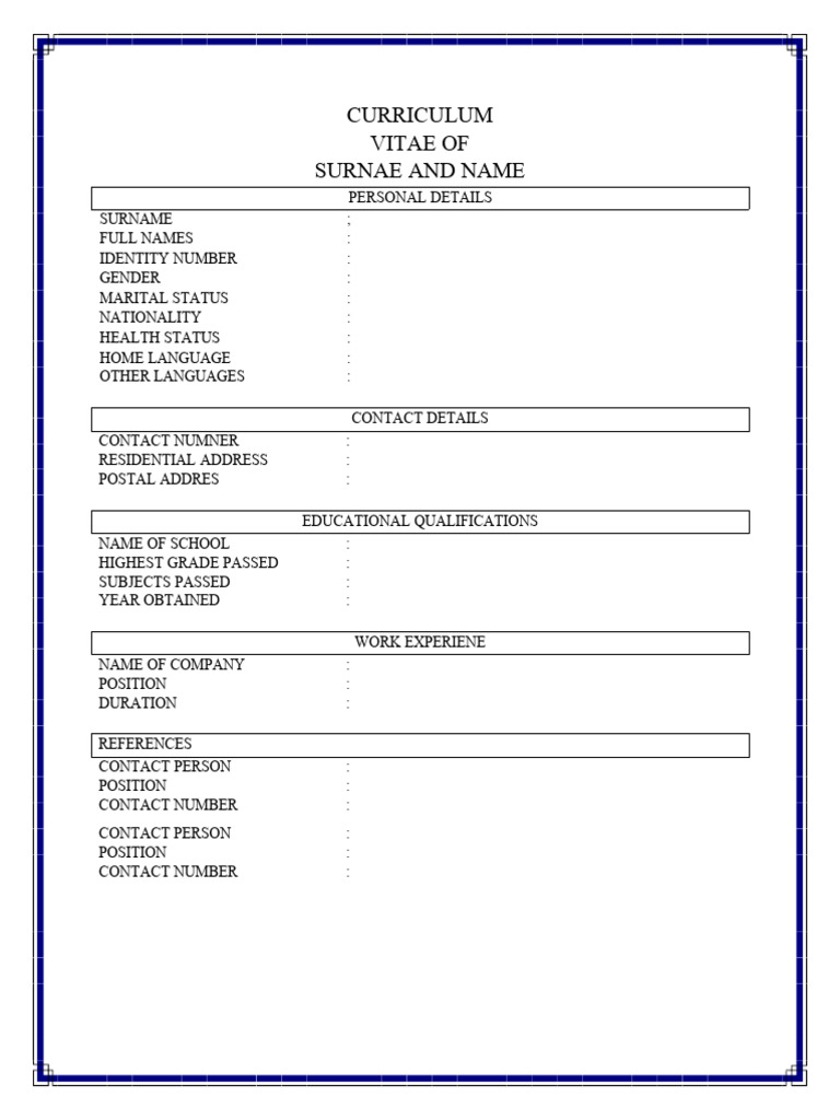 CV of Matrix & Experience | PDF